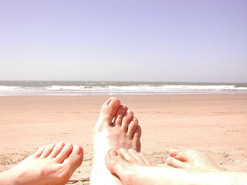 Beach sand toes stock photo. Image of toes, feet, warm - 11987672