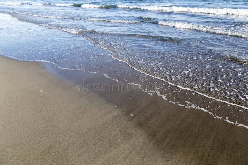 Beach, Sand and Water stock image. Image of texture - 105920073