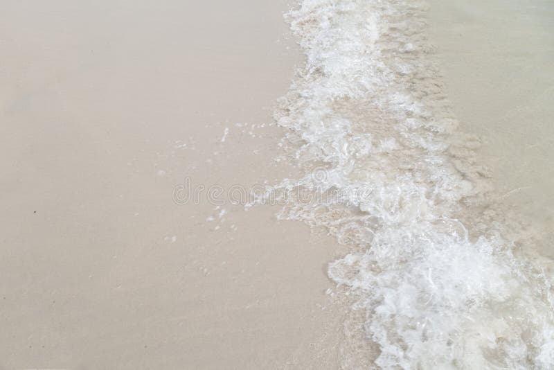 Beach with Sand and Water for Background Stock Image - Image of water ...