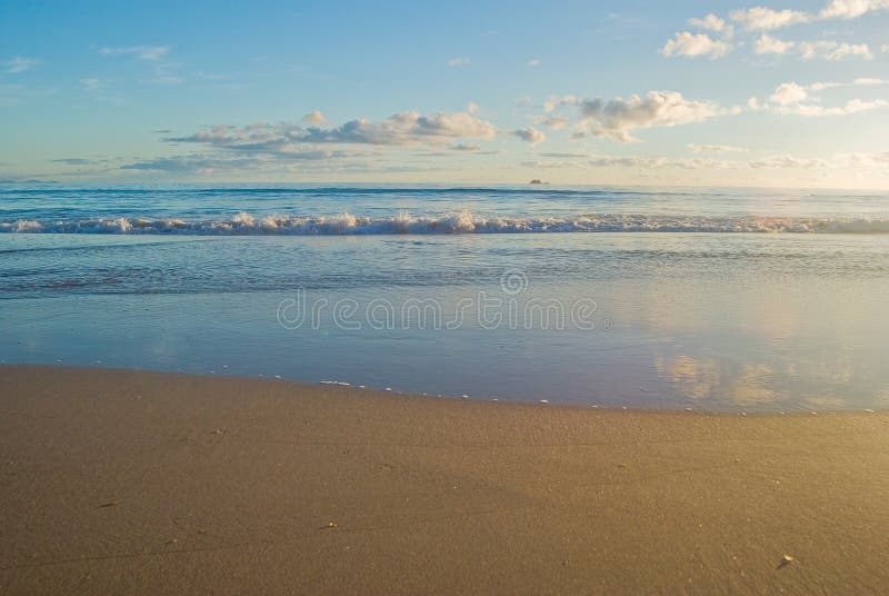 Beach scene - blue nature stock image. Image of seaside - 4784963