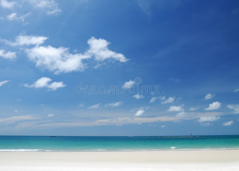 Beach Scene stock photo. Image of tourism, enjoyment, travel - 6042396