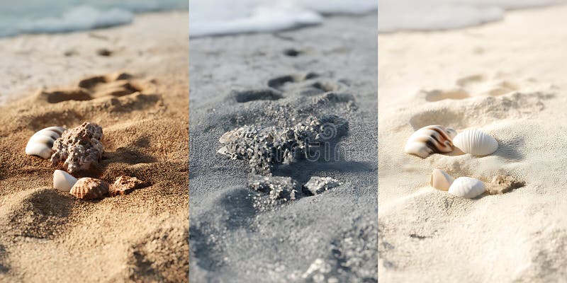 Beach Scene Builder Kit with Sand, Waves, Footprints for Summer, Beach ...