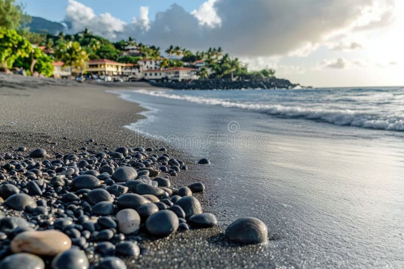 A Beach Scene Featuring Multiple Rock Formations, Perfect for Use in ...