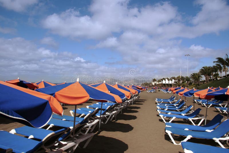 Beach scene ii stock image. Image of mountains, lanzarote - 3247245