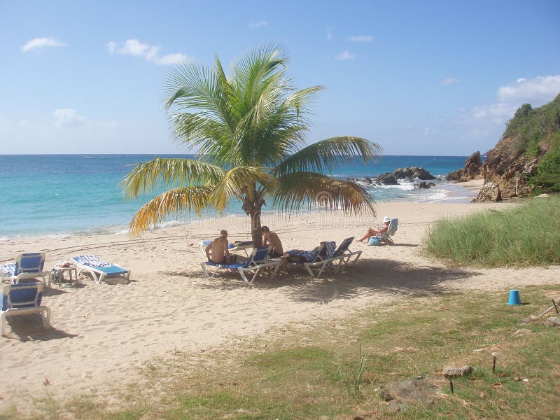 Beach scene stock image. Image of hotc, people, scene - 84798221