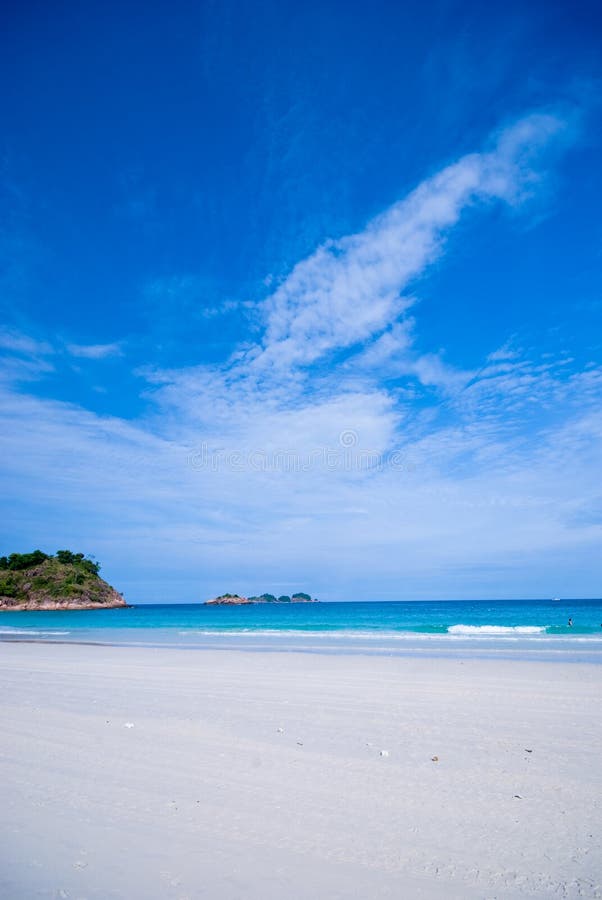 Plain beach scenery stock image. Image of alone, vacation - 4505713