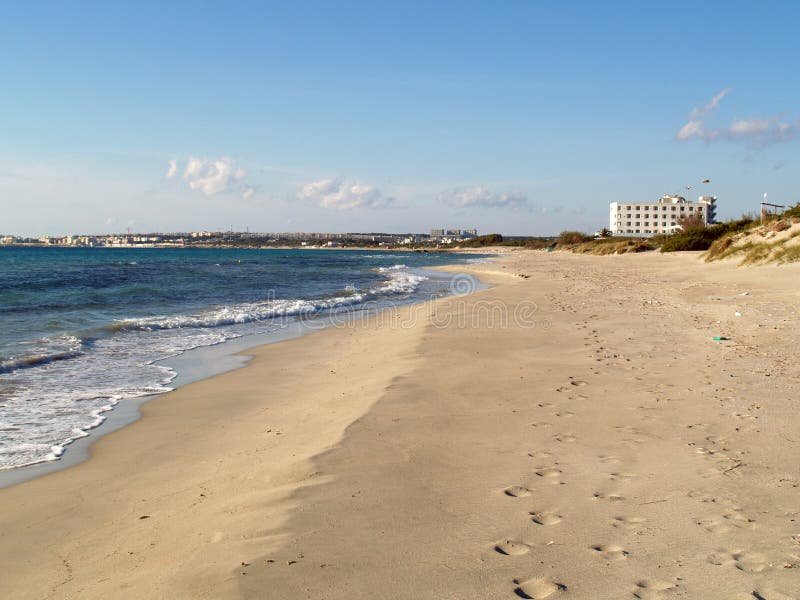 Beach in Sousse, Tunisia stock image. Image of coast - 17237067