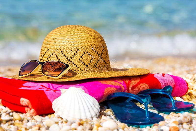 Beach and sea elements stock image. Image of bahamas - 41479813