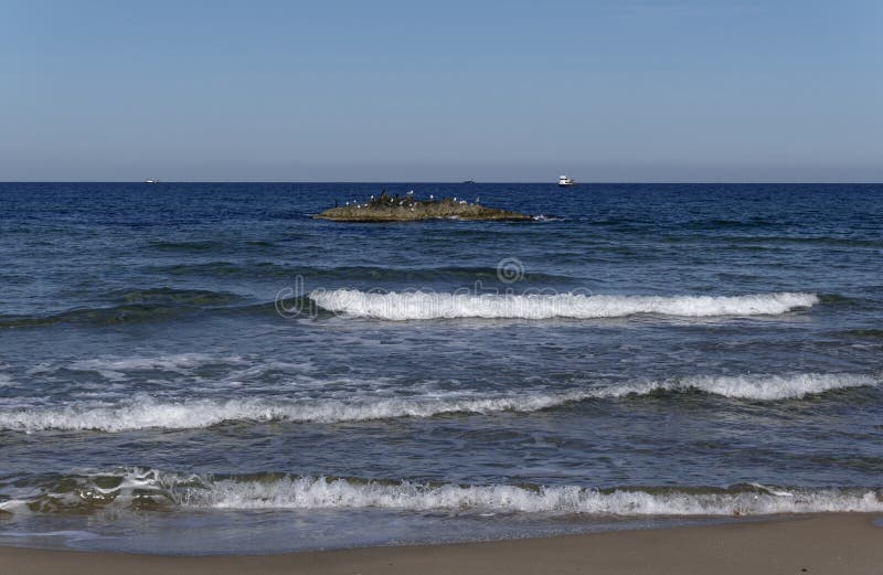 From the Beach Sea Landscape View Stock Image - Image of destinations ...