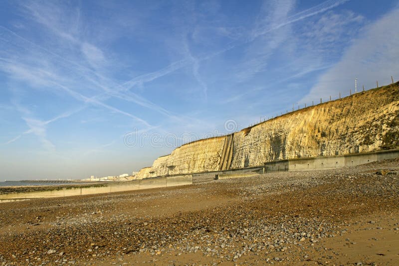 Beach at the sea. stock image. Image of coastline, limestone - 39661103