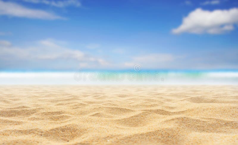 Beach Sea Sand in Summer Day Stock Photo - Image of ocean, beautiful ...