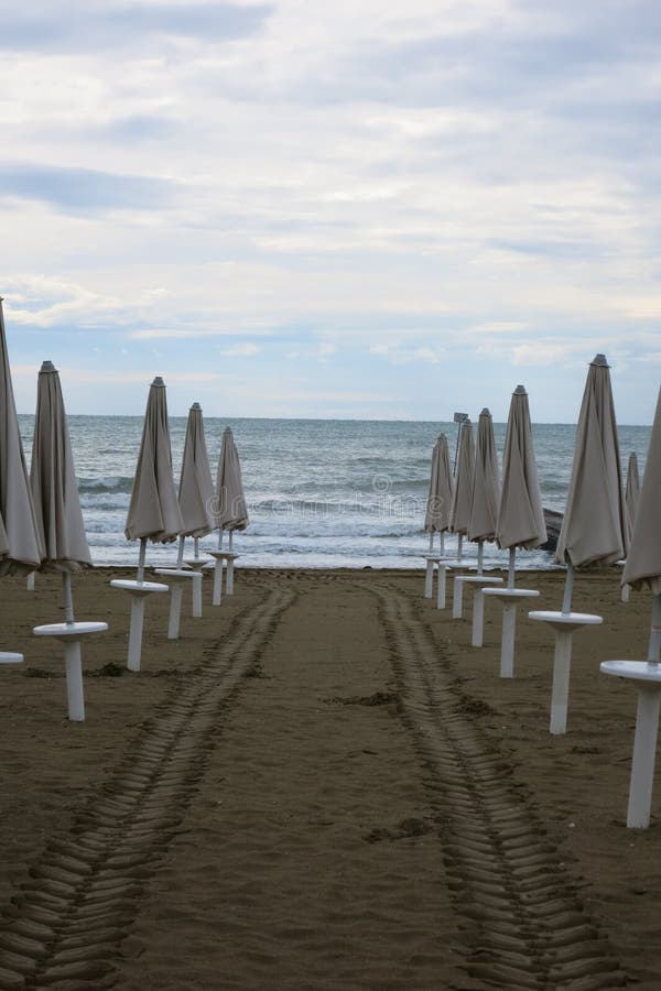 Beach Season is Getting Ready for Guests Stock Photo - Image of hotel ...