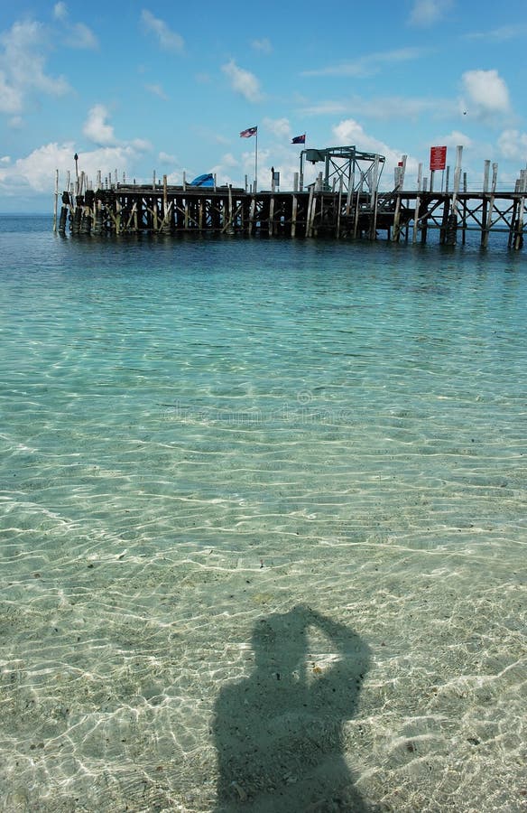 Beach and shadow stock photo. Image of crystal, wooden - 2110820