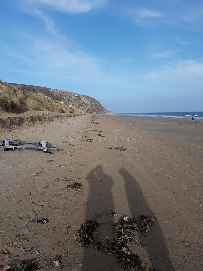 Beach shadows stock image. Image of blue, scene, shadows - 114195891