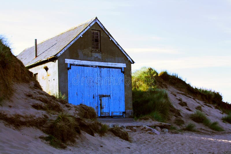 Beach shed stock image. Image of newburgh, beautiful - 185957269