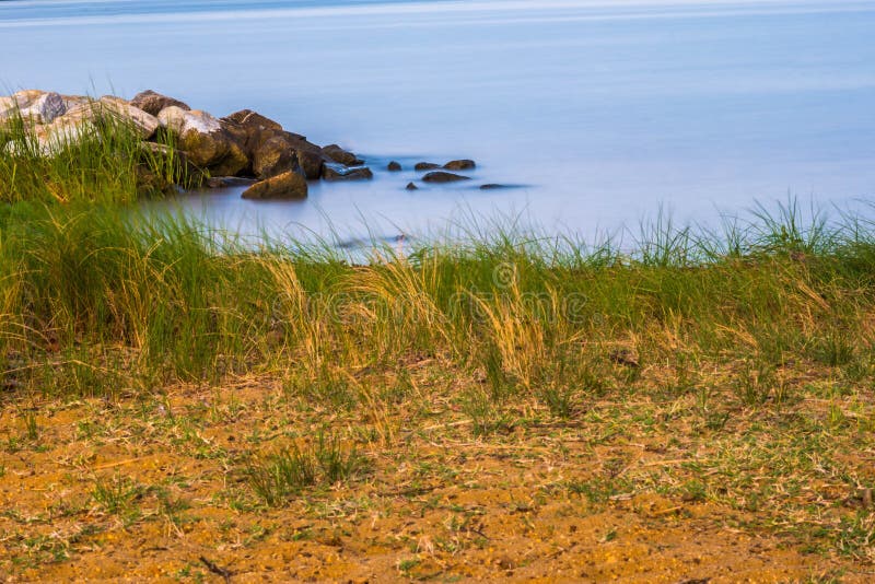 River & Shoreline stock image. Image of area, exposure - 95320687