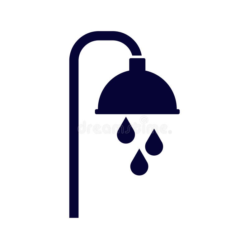 Beach shower tap icon stock vector. Illustration of wash - 257197474