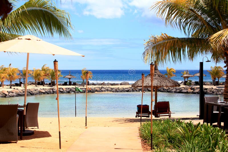 Beach side stock photo. Image of water, ocean, vacation - 26843960