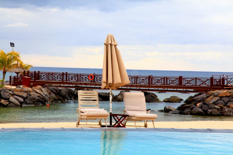 Beach side stock photo. Image of palm, trees, beach, landscape - 27114110