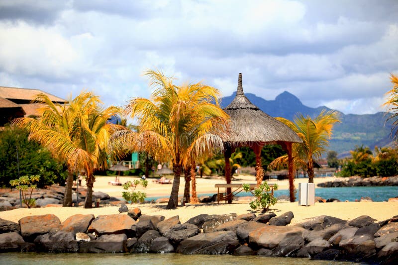 Beach side stock image. Image of ocean, blue, landscape - 27154787