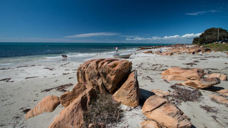 Beach at Dunsborough stock image. Image of oceania, western - 18972119