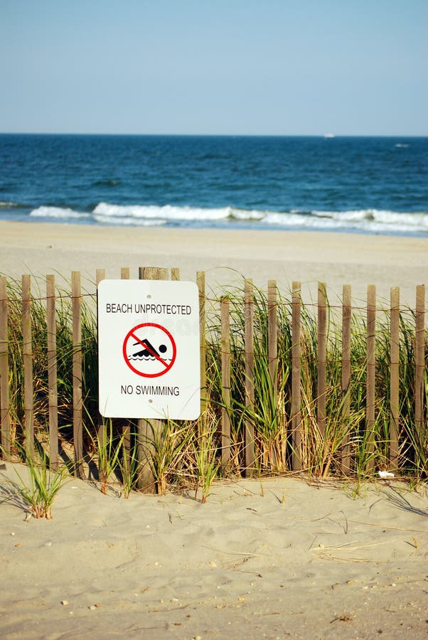 Beach sign stock photo. Image of warning, atlantic, protect - 5539224