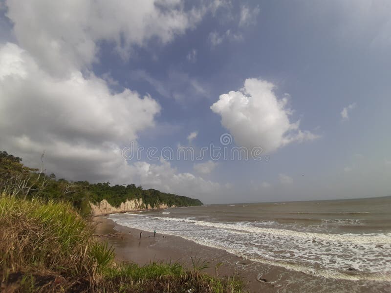 Beach Sky Coastal Line Seashore Stock Photo - Image of shore, horizon ...