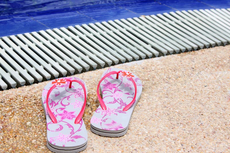 Beach slippers stock photo. Image of scene, comfortable - 13062382
