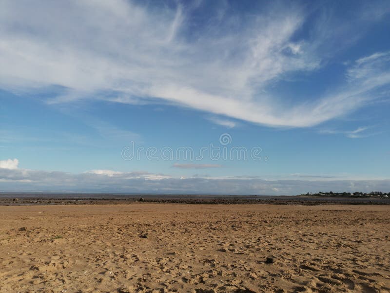 The Beach at Southerness Scotland Stock Photo - Image of cloud ...
