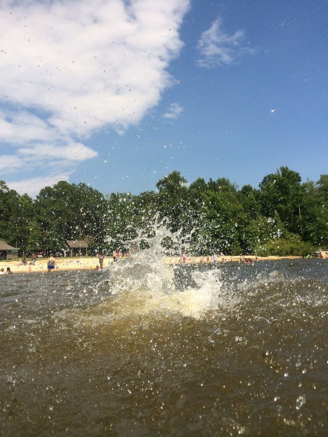 Beach Splash stock image. Image of splash, water, beach - 42677245