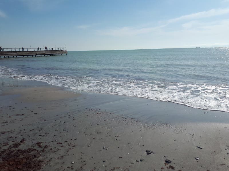 Beach in spring stock photo. Image of beach, wave, spring - 174116690