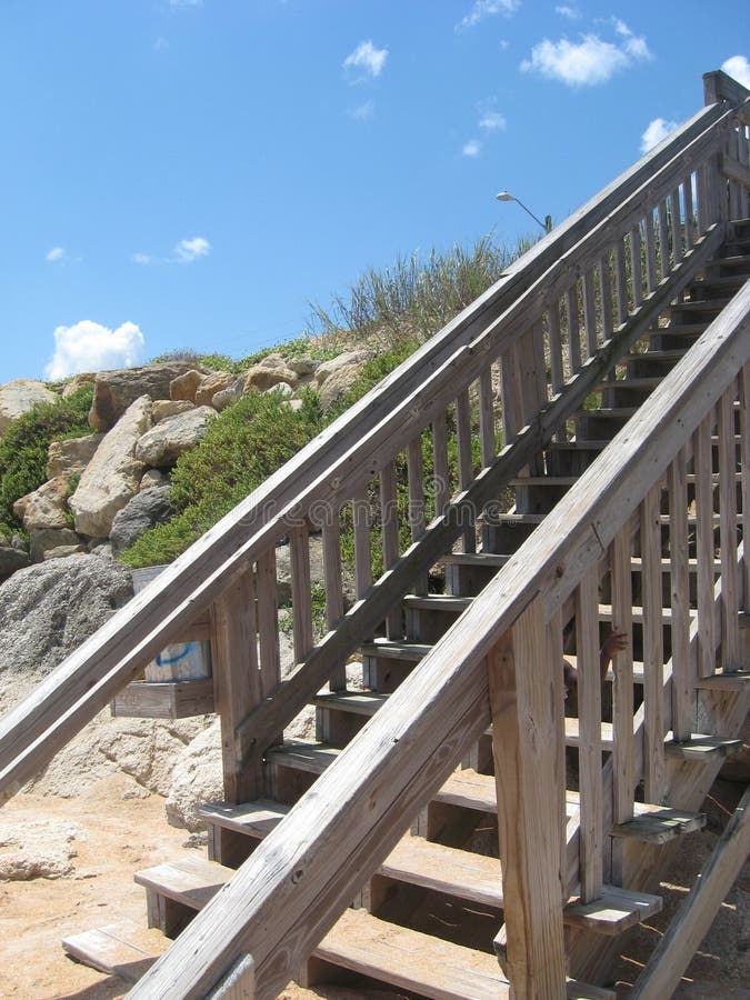 Beach Steps stock image. Image of blue, relaxation, staircase - 49393459