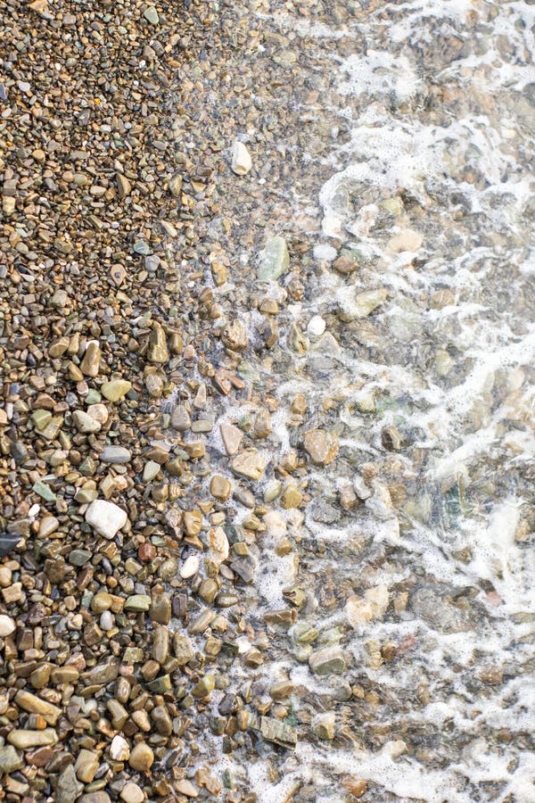 Beach Stone Background with Sea Stock Photo - Image of abstract, travel ...