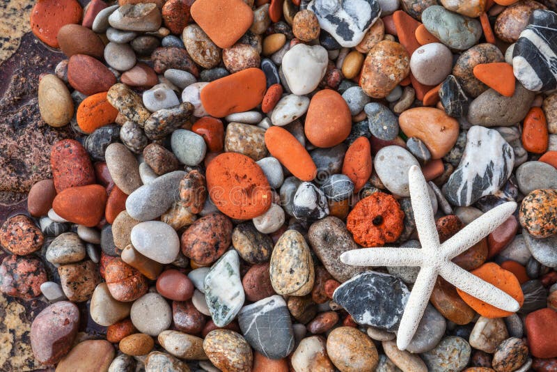 Beach stone stock image. Image of colorful, closeup, heap - 43337111