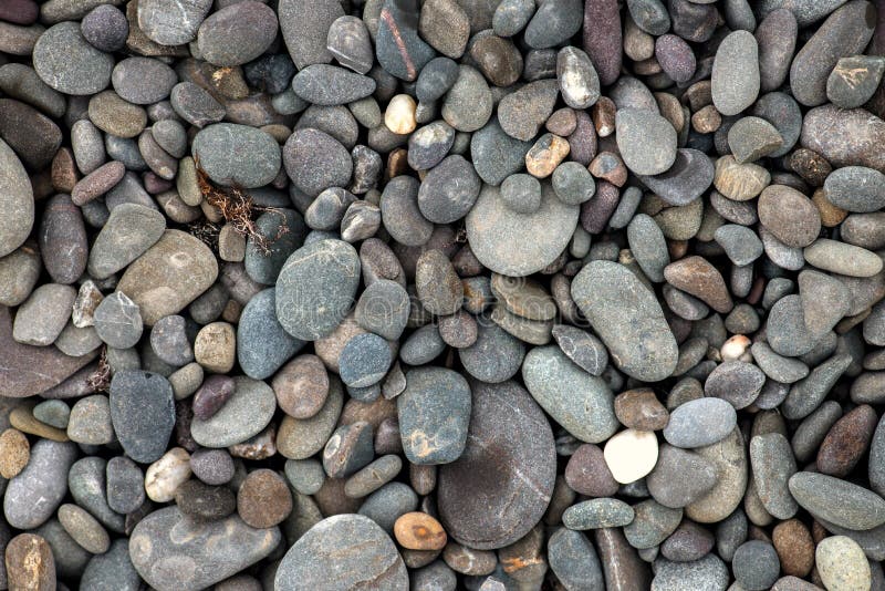 Beach Stones Background. Top View Stock Image - Image of grunge, stone ...