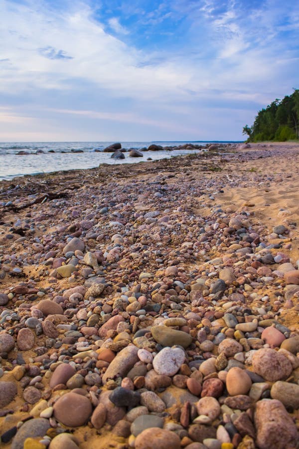 Beach with stones stock image. Image of sand, europe - 39102753