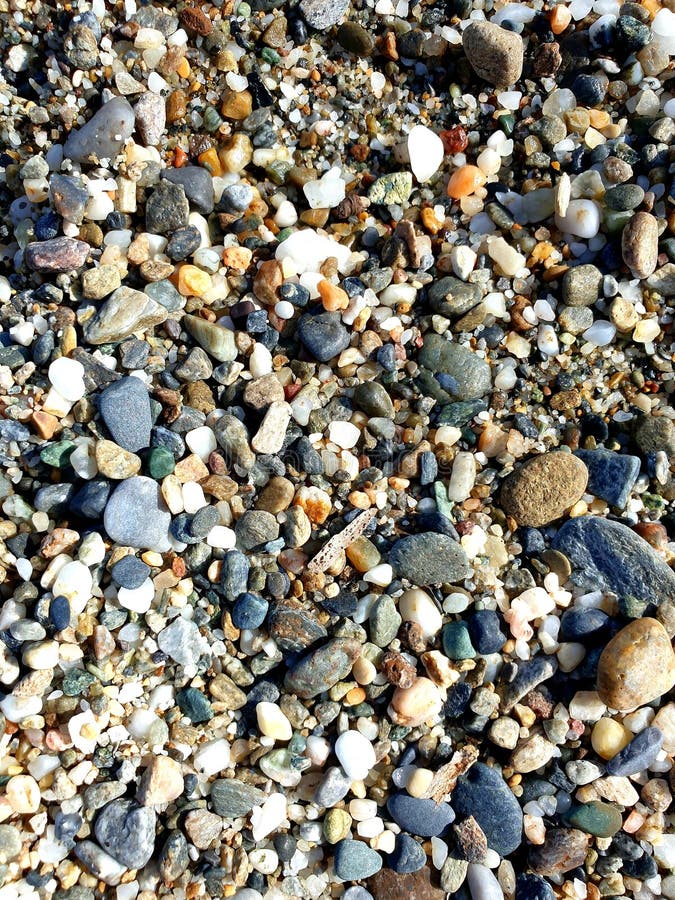 Beach Stones Varied and Beautiful Each in Their Special Way Stock Photo ...