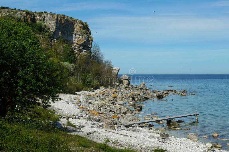 Beach at Stora Karlso Gotland Sweden Stock Photo - Image of europe ...