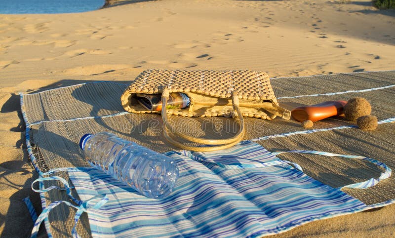 Beach stuff stock image. Image of relax, sandy, sand - 28649739
