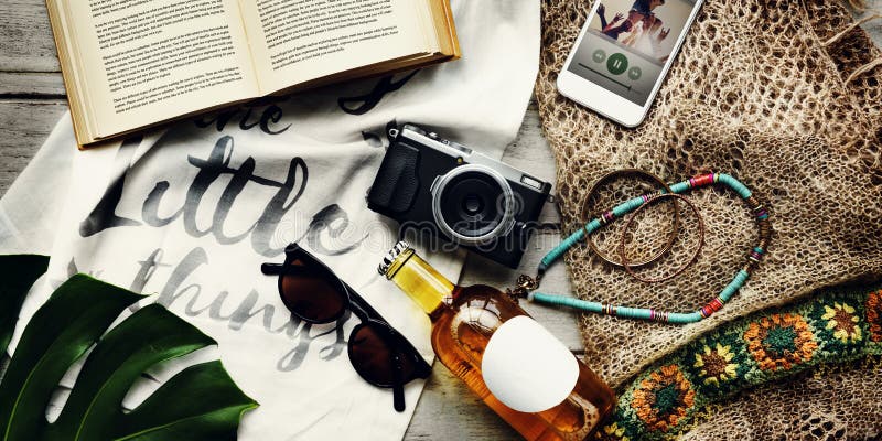 Beach Summer Holiday Vacation Journey Exploration Concept Stock Image ...