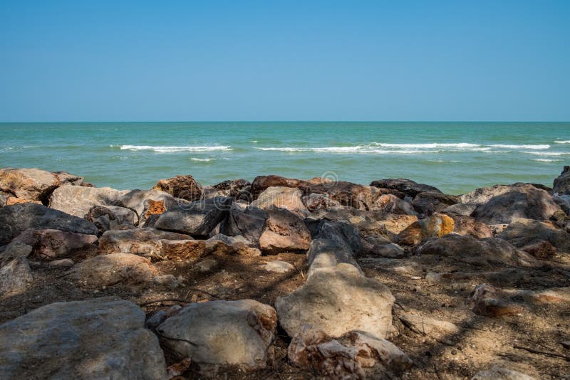 Sea and rocks stock photo. Image of rocks, summer, coast - 173094352