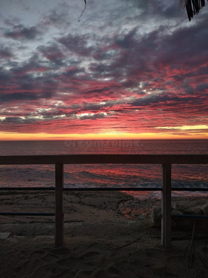 Beach and sun stock image. Image of morning, dawn, evening - 183111007