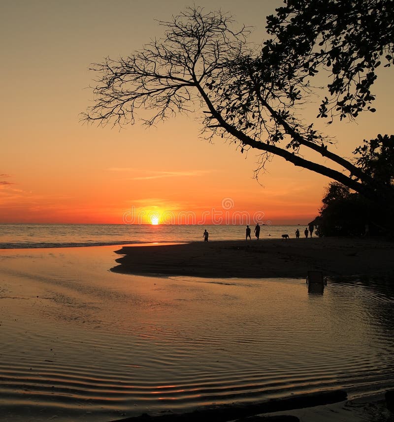 Beach sun set stock photo. Image of ripple, costa, camera - 87130176