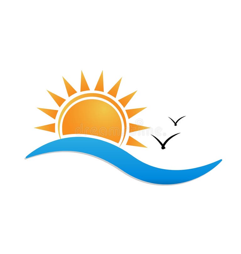 Beach Sunny Environment Logo Vector Stock Illustrations – 472 Beach ...