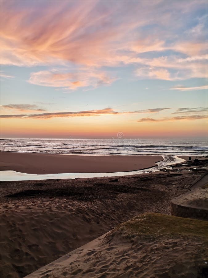 The Beach Sunrise Sunlight Sea Stock Photo - Image of morning, sand ...
