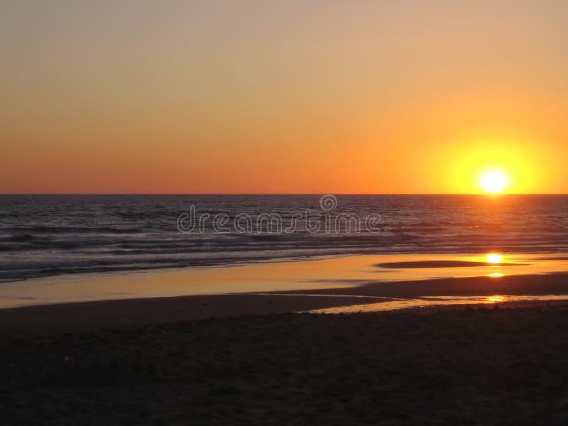 Beach sunset stock photo. Image of twilight, sunset, morning - 10288606