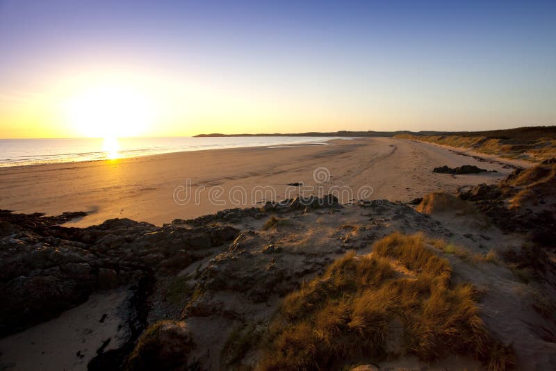 Beach sunset stock photo. Image of humid, beach, summer - 24331028