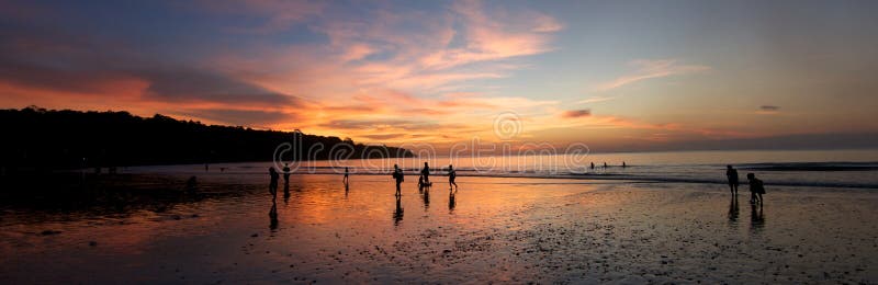 Beach sunset Bali stock image. Image of sunset, hues - 15811333