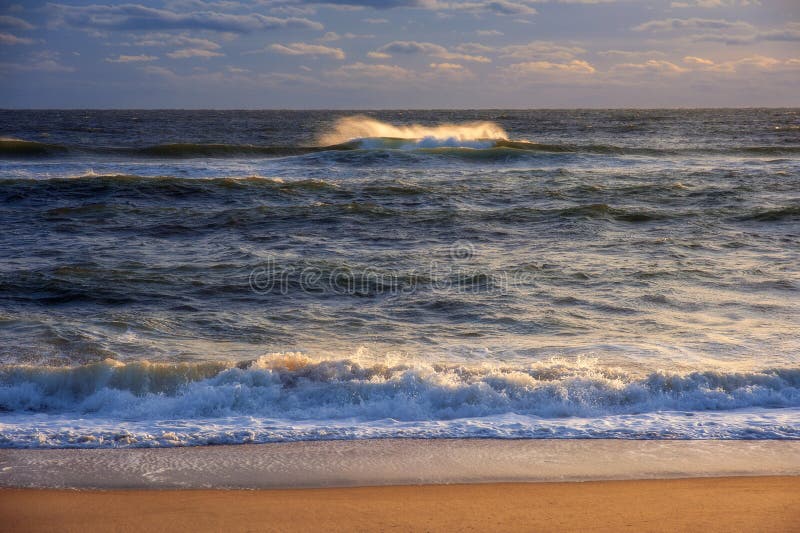 Beach Sunset Nantucket Island Stock Photo - Image of sand, beach: 194257428
