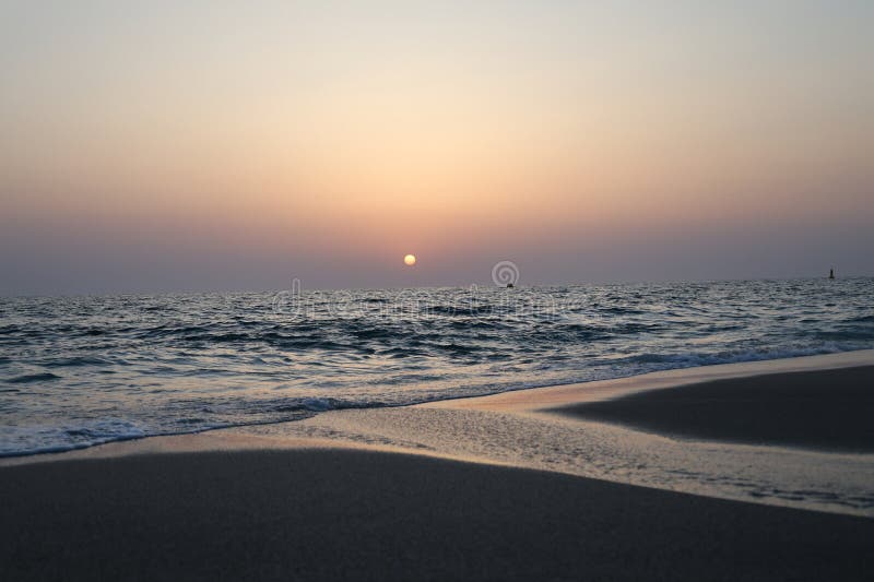 Beach sunset ocean stock image. Image of golden, copy - 367328869